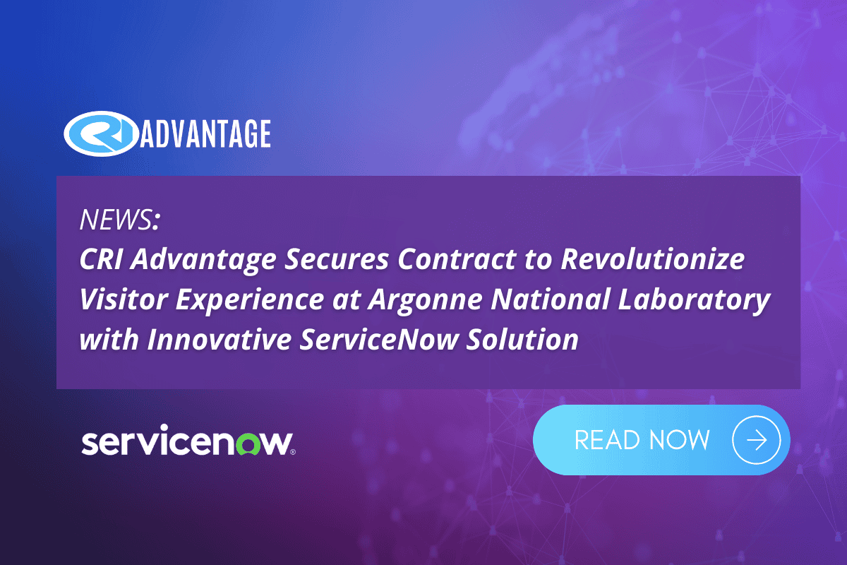 CRI Advantage Secures Contract | CRI Advantage